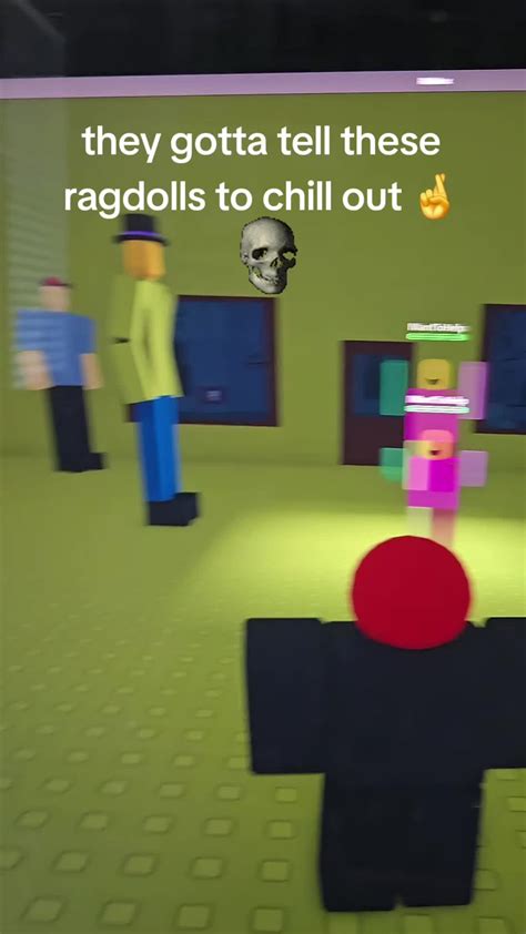 Chill Out With Ragdolls In Roblox Construction Game Tiktok
