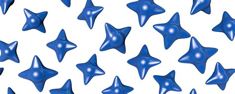 반사가 있는 파란색 모양입니다 볼륨 별 풍선 3d 일러스트레이션 3d 렌더링 0명에 대한 스톡 사진 및 기타 이미지 0명 3차원 형태 건설 산업 Istock