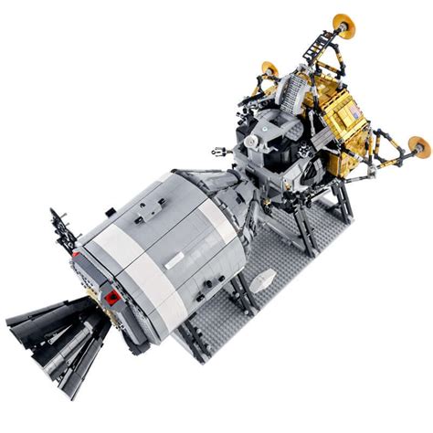 7011 Pcs Apollo 11 Command Service And Lunar Module Set