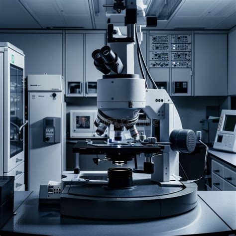 Scanning Electron Microscope In A Physical Lab Computer Education