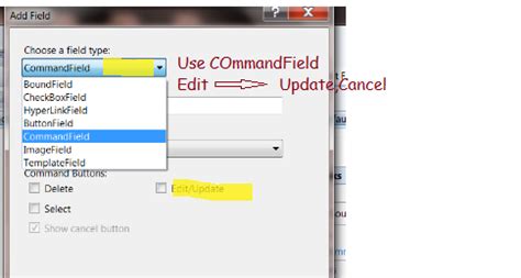 Vijubook S Gridview Edit Update Delete In Asp Net