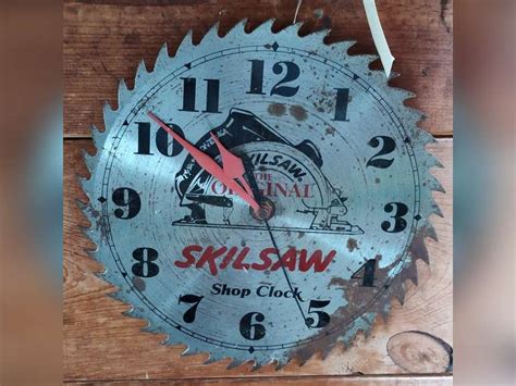 Skil Saw Blade Clock Northern Kentucky Auction Llc