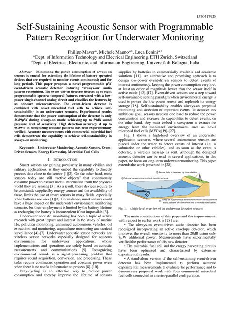Pdf Self Sustaining Acoustic Sensor With Programmable Pattern