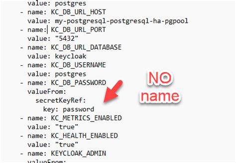 Helm Chart Version Issue Encountered SecretKeyRef Name Invalid Valu Issue