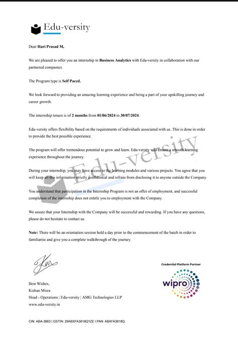 M Hari Prasad On Linkedin Edu Businessanalysis Internship Techinternship Careerdevelopment