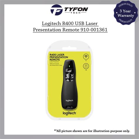 Logitech R400 Wireless Presenter Remote 910 001361 Shopee Malaysia