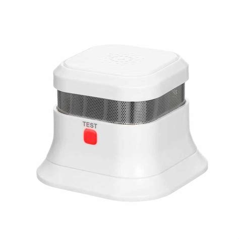 Smoke Detector Alarm Portable Fire Alarms Photoelectric Sensor Battery Operated No Wiring