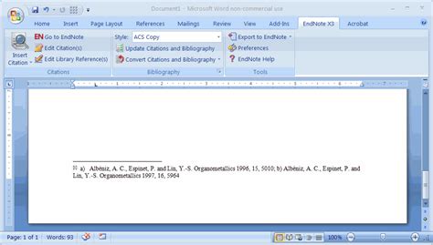 Reference In Footnote Endnote Word 2007 Endnote General Discourse