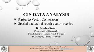 GIS Data Analysis PPTX