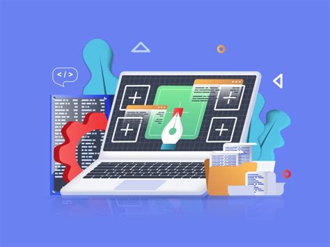 programming concept 3d icon royalty free vector image