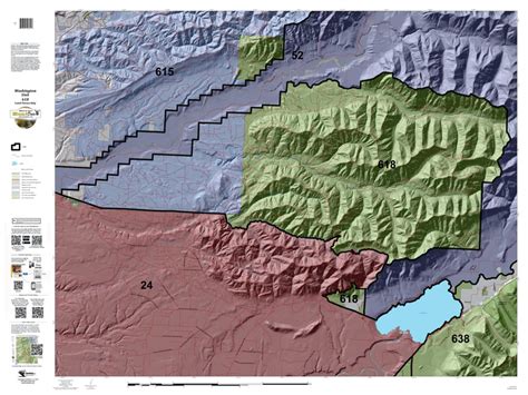Washington Hunting Units 618 Landownership Map By Huntdata Llc