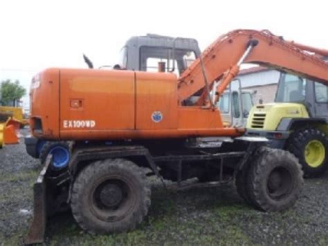 Hitachi Ex100wd 3 Wheeled Excavator Service Manual Set Tradebit