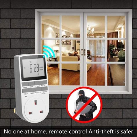 J142 2Pack Timer Plug Socket KWE TM02 UK TV Home Appliances Electrical Adaptors Sockets