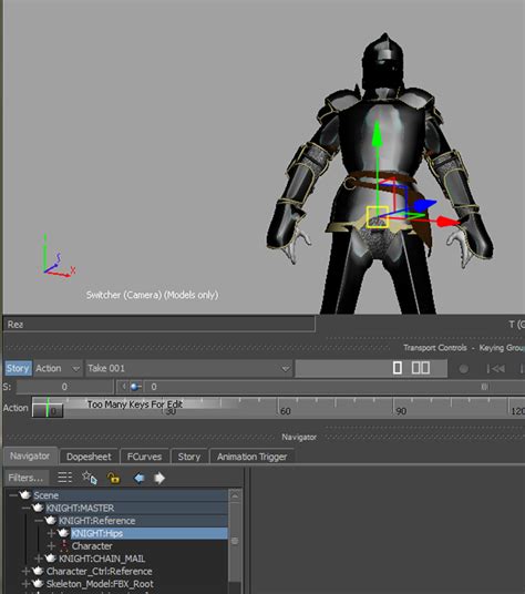 Plotting The Character Animation From A Story To A Take