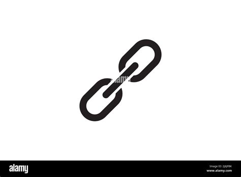 Chain Link Icon Connection Sign Vector Illustration Linked Interface