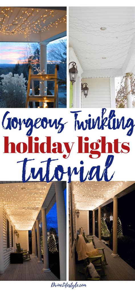 Gorgeous Twinking Holiday Porch Lights Tutorial Christmas Decor
