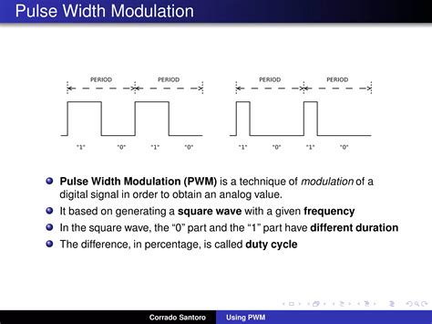 Pulse Width Modulation Signal Generation With Mcus Ppt
