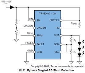 TPS92610 Q1 About Hte Signal LED Short Detection Power Management Forum Power Management