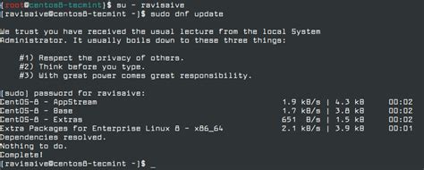 Initial Server Setup With Centosrhel 8