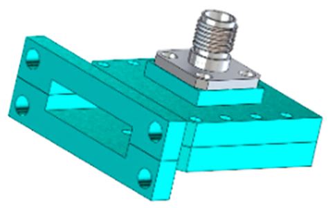 Design Of A Broadband Transition From A Coaxial Cable To A Reduced Height Rectangular Waveguide