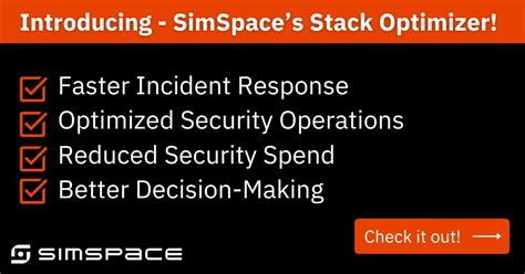 Cybersecurity Tooloptimization Roi Simspace
