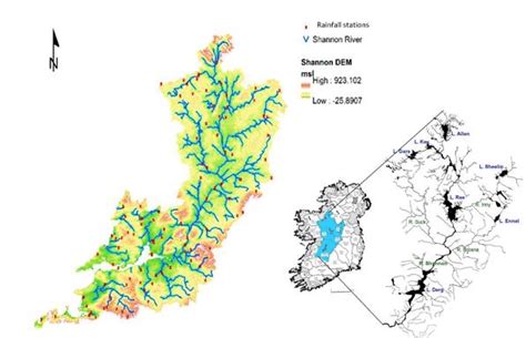 Shannon River Catchment Location Map Download Scientific Diagram