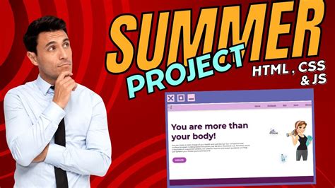 Main Page Using Html Css And Jscollege Project Beginners Project