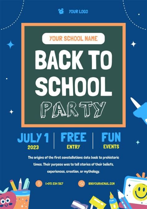 School Party Poster