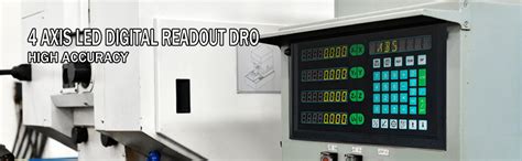 Us 4 Axis Digital Readout Mill Linear Encoder Led Screen Dro For Milling Machine VEVOR US