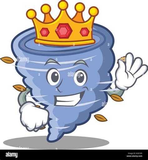 King tornado character cartoon style Stock Vector Image & Art - Alamy