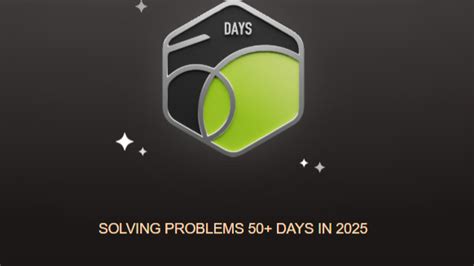 🎯 Milestone Unlocked Leetcode 50 Days Badge 🚀