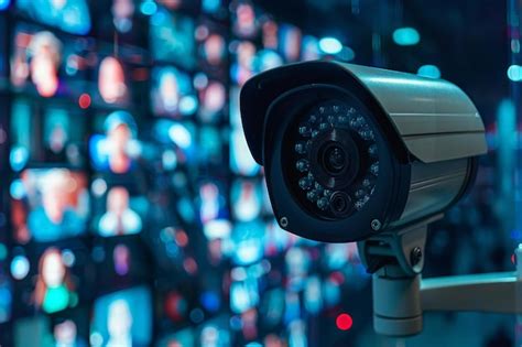 Cctv Security Camera System With Motion Detection And Face Recognition Surveillance Technology