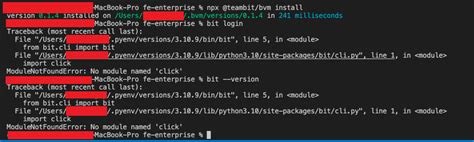 Bit Missing Dependencies And Commands After Installing Via `npx