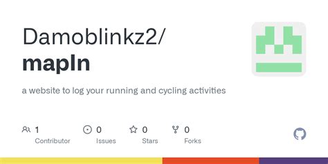 Github Damoblinkz Mapin A Website To Log Your Running And Cycling Activities