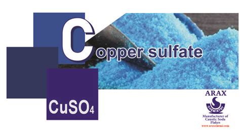 Copper Sulfate Uses Applications Of Copper Sulfate Arax Chemistry