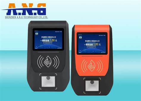 G WiFi Ethernet Android NFC Bus Card Reader RFID Bus Ticket Validator With Qr Code