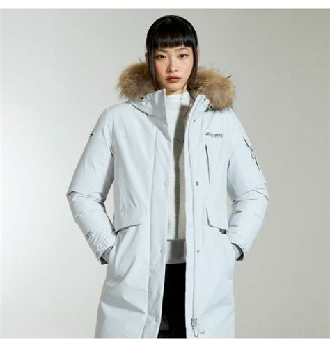 디스커버리 Discovery 베르겐 고어 구스다운 여성 롱패딩 그레이 151432 티몬