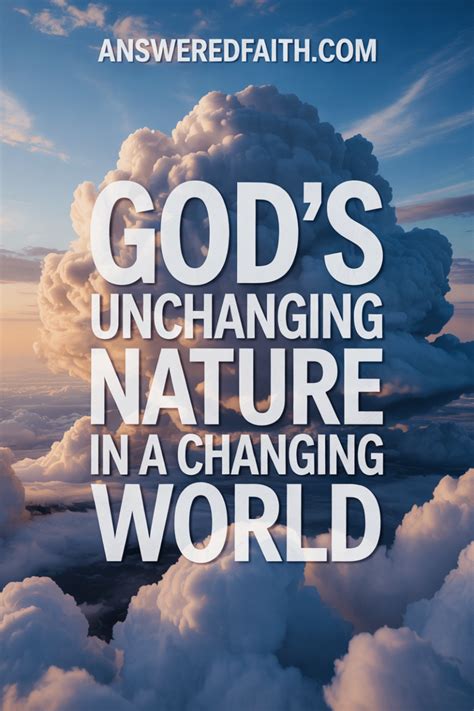 Grasping Divine Immutability Gods Steady Nature