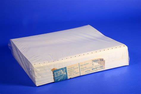 Mainframe Computer Accessory Ibm Computer Printer Paper Smithsonian