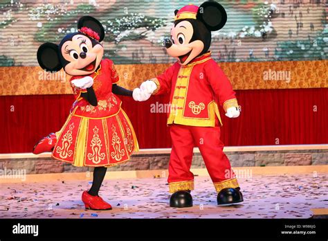 The Mickey Mouse And The Minnie Mouse Perform At The Groundbreaking