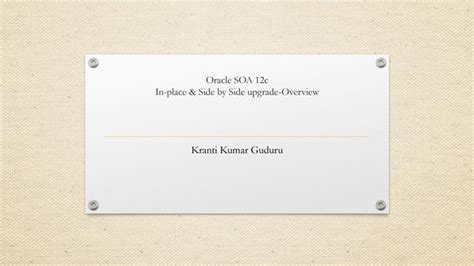 Oracle Soa Suite 12c Upgrade Types Pdf