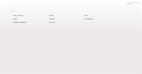 Expo Template Codesandbox