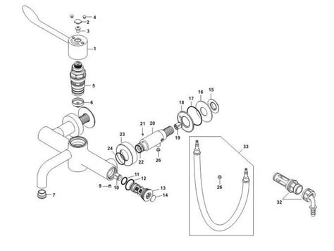 Ideal Standard Markwik Therm Wall Mounted Seq Lever Non Domestic Taps Sparesideal Standard