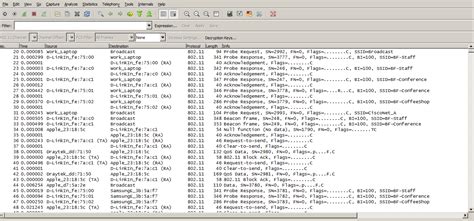 WLAN Packet Capture Frame Colorization In Wireshark