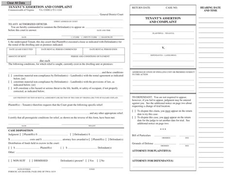 Form Dc 429 Fill Out Sign Online And Download Fillable Pdf Virginia Templateroller