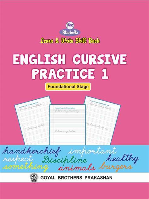 Bluebell Learn And Write English Cursive Writing For CBSE Class Engage CBSE Class