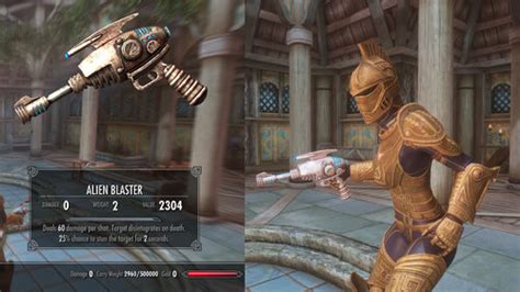 Fnv Alien Blaster For Skyrim Le And Sse Weapons And Spells Loverslab
