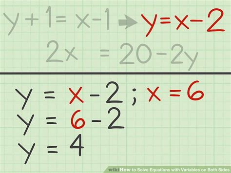 How To Solve Equations With Variables On Both Sides 15 Steps