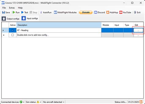 Configuring The Input Mobiflight Documentation