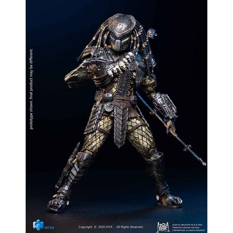 Alien Vs Predator Scar Predator 118 Scale Action Figure Previews